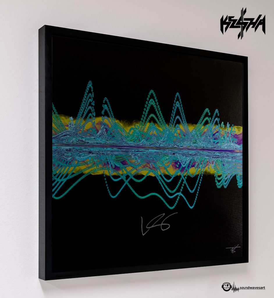 Pop Culture Icon KESHA signs original “Praying” artworks and signed ...